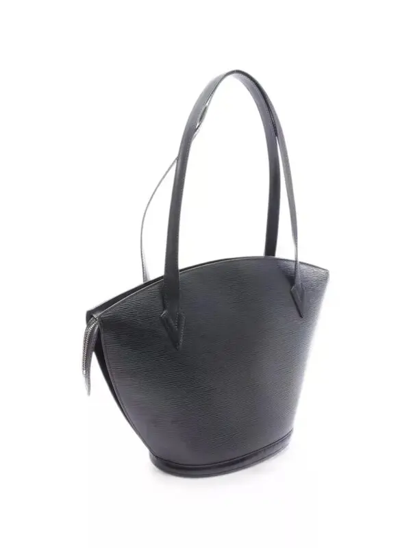 LOUIS VUITTON 1996 Saint-jacques Epi Shoulder Bag - Black
