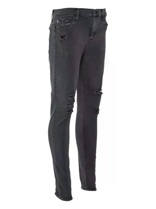 Hudson Jeans Distressed Straight-leg Jeans