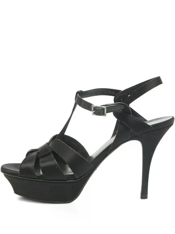 Saint Laurent 105mm Uncaged Platform Sandals