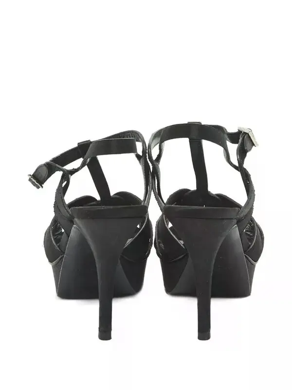 Saint Laurent 105mm Uncaged Platform Sandals