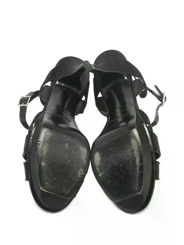 Saint Laurent 105mm Uncaged Platform Sandals