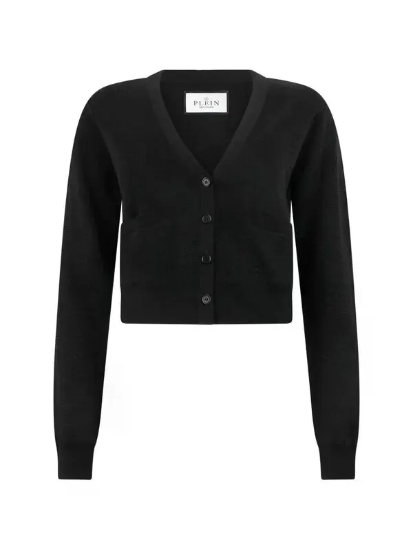 Philipp Plein Monogram-jacquard Cardigan
