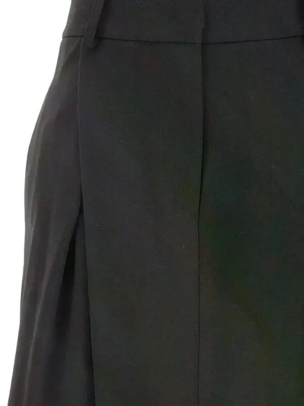 KAOS Dart-detail Mini Plated Skirt