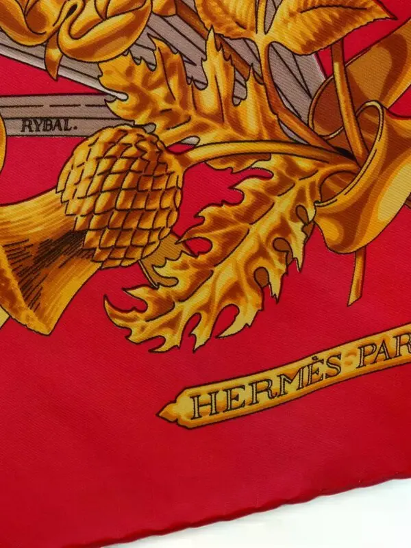 Hermès 2010s British Heraldry Scarf