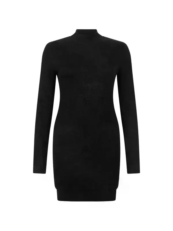 Philipp Plein Monogram Long-sleeve Mini Dress