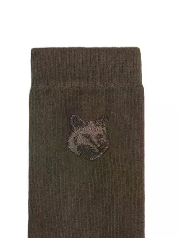 Maison Kitsuné Fox Head Socks