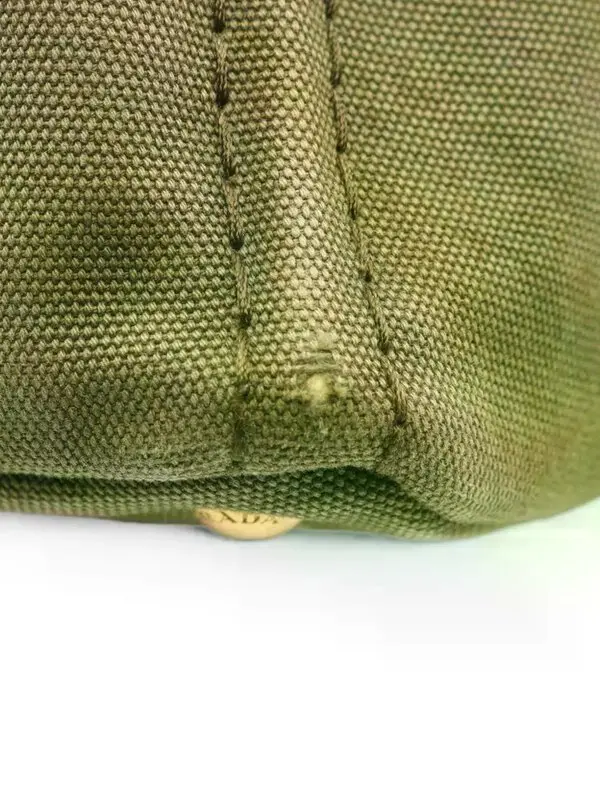 Prada 2000s Canapa Canvas Tote Bag