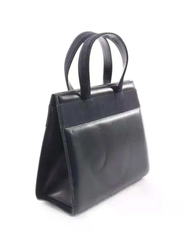 FERRAGAMO 2000s Vara Ribbon Leather Tote Bag