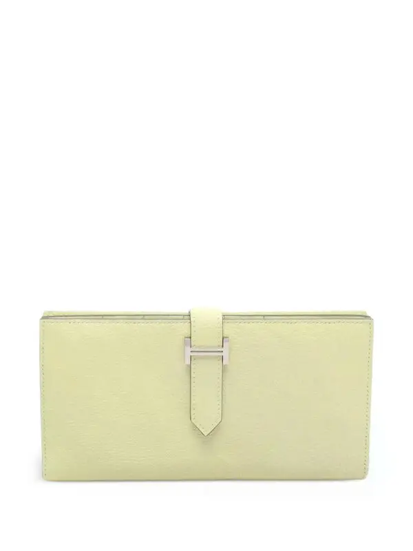 Hermès 2021 Bearn Souffle Bi-fold Wallet - Yellow
