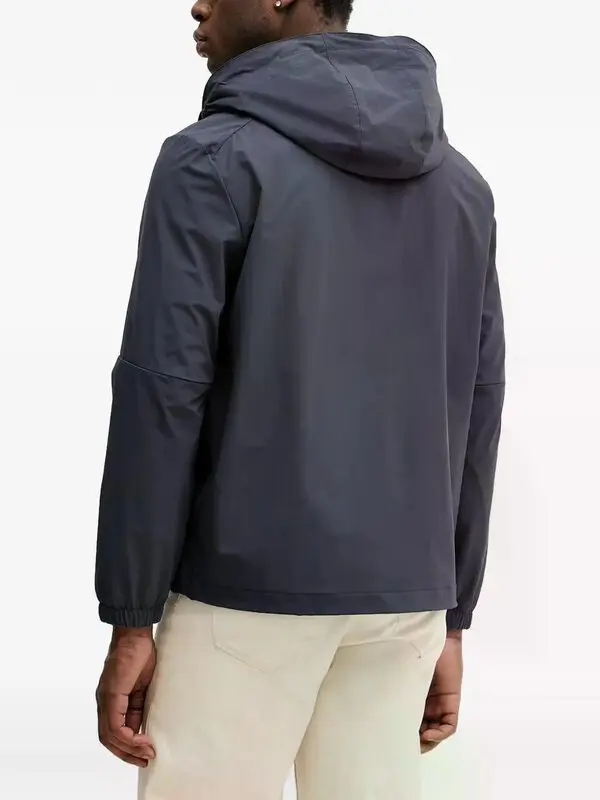 AERONAUTICA MILITARE Embroidered Logo Hooded Jacket