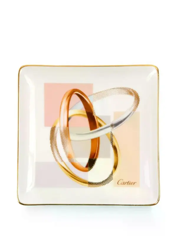 Cartier 2010s Trinity Ring Porcelain Organiser