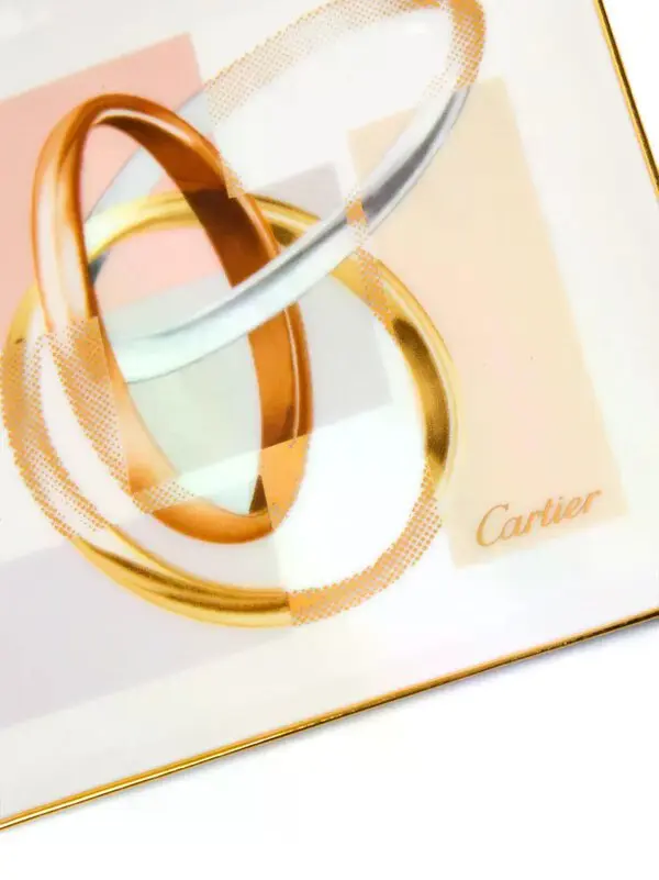 Cartier 2010s Trinity Ring Porcelain Organiser