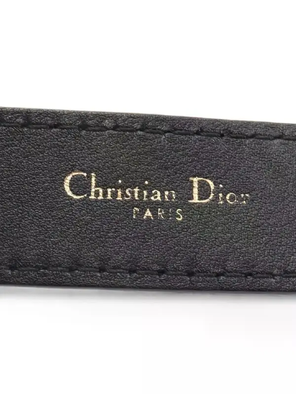 Dior 2010s Logo-buckle Leather Belt