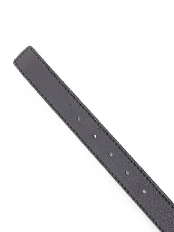Dior 2010s Logo-buckle Leather Belt