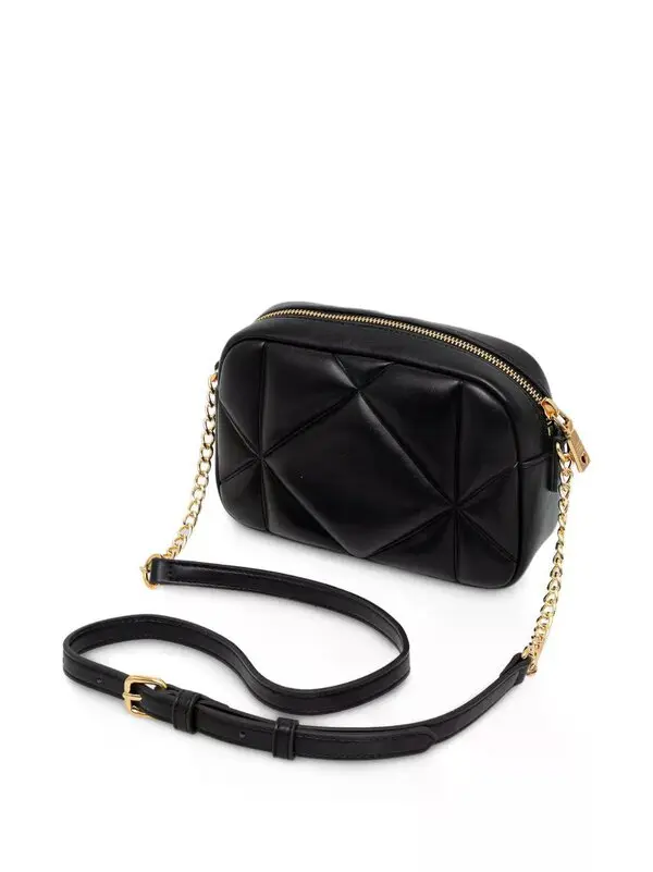 Moschino Quilted Logo-plaque Shoulder Bag