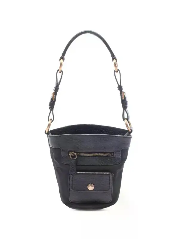Prada Leather Panel Shoulder Bag
