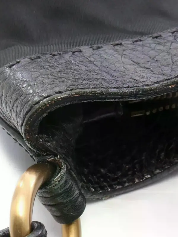 Prada Leather Panel Shoulder Bag