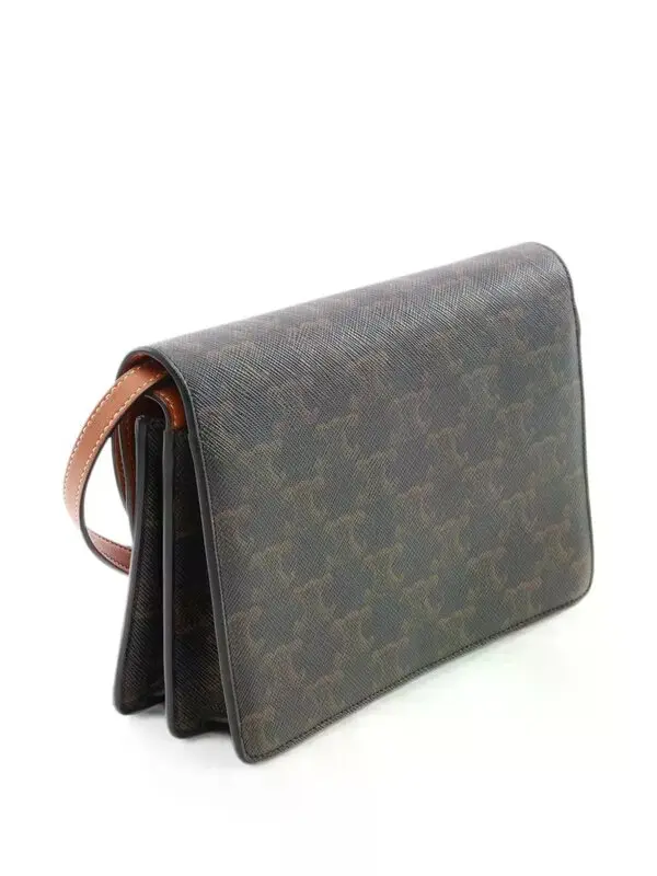 Celine 2010s Triomphe Crossbody Bag