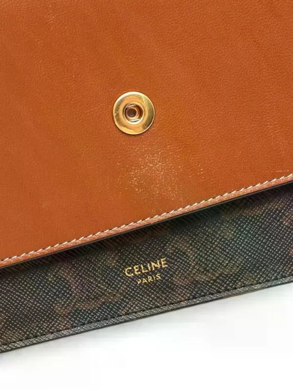 Celine 2010s Triomphe Crossbody Bag