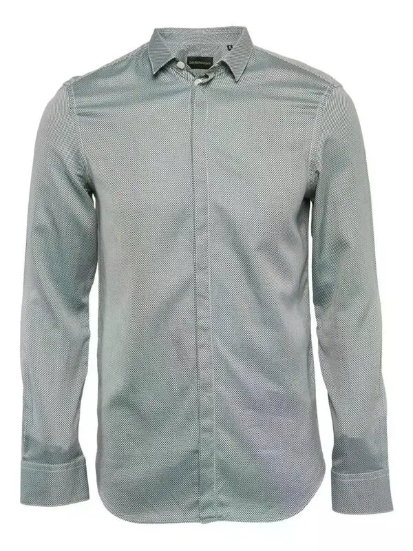 Emporio Armani Jacquard Cotton Shirt