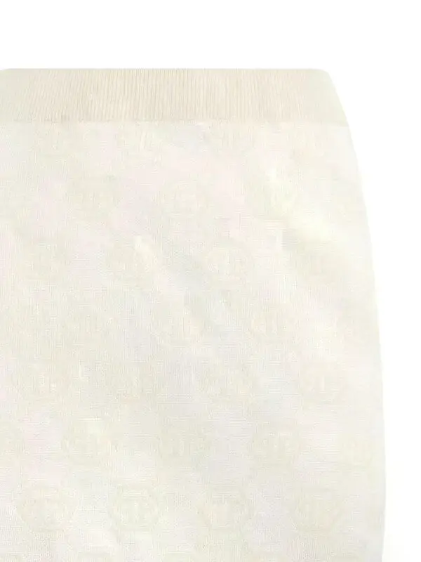 Philipp Plein Monogram Mini Skirt
