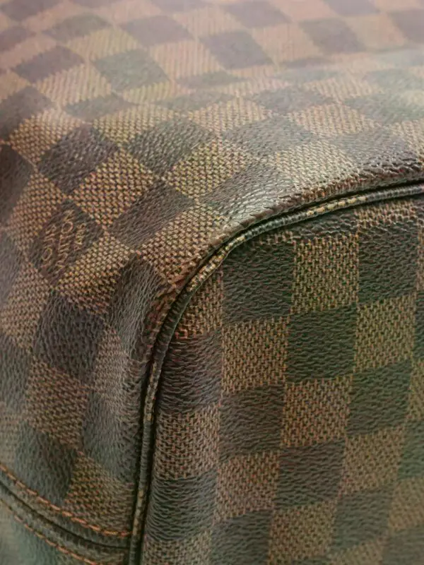LOUIS VUITTON 2016 Mm Neverfull Damier Ebene Tote Bag - Brown