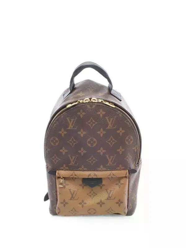 LOUIS VUITTON 2019 Palm Springs Monogram Backpack - Brown
