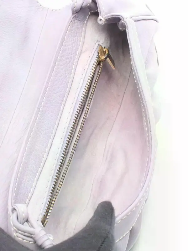 Celine 2010s Buckled Leather Shoulder Bag
