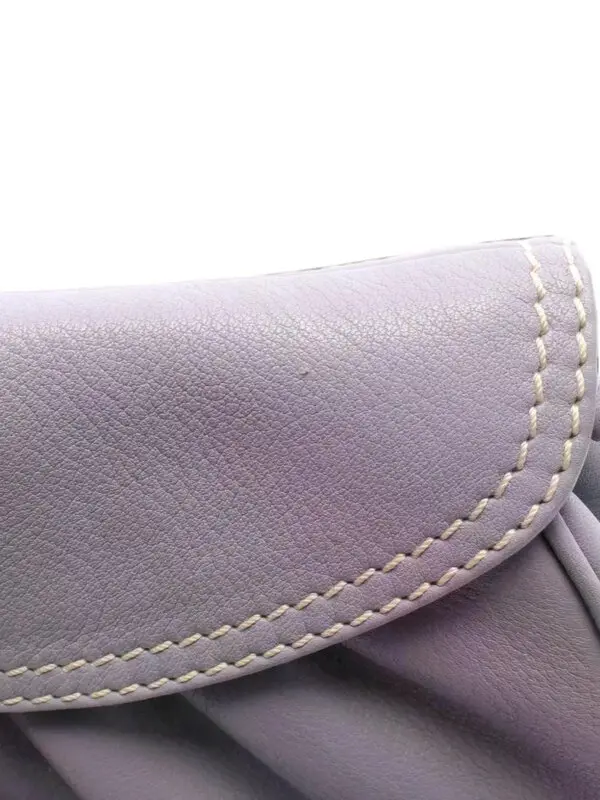 Celine 2010s Buckled Leather Shoulder Bag