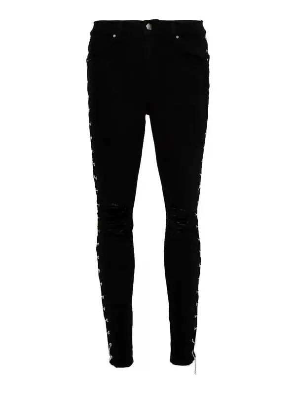 Amiri 2024 Chain-detail Distressed Jeans