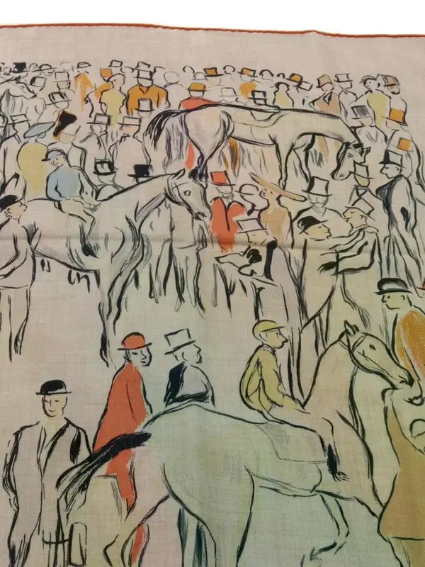 Hermès 2010s Paddock 140 Scarf