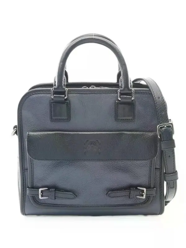 Loewe 2010s Small Cruz Leather Tote Bag