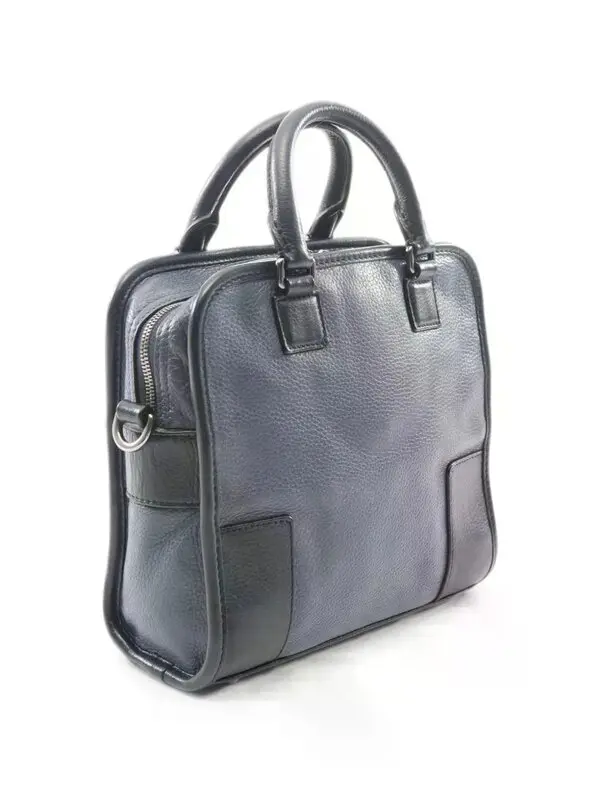 Loewe 2010s Small Cruz Leather Tote Bag