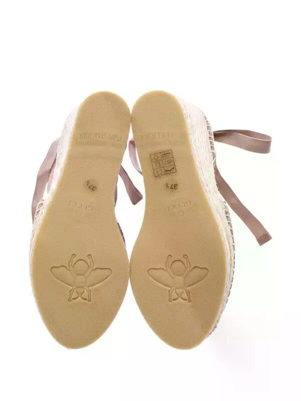 Gucci Gg Marmont Wedge Espadrilles