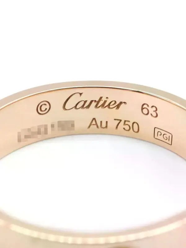 Cartier 18k Rose Gold Love Ring - Pink