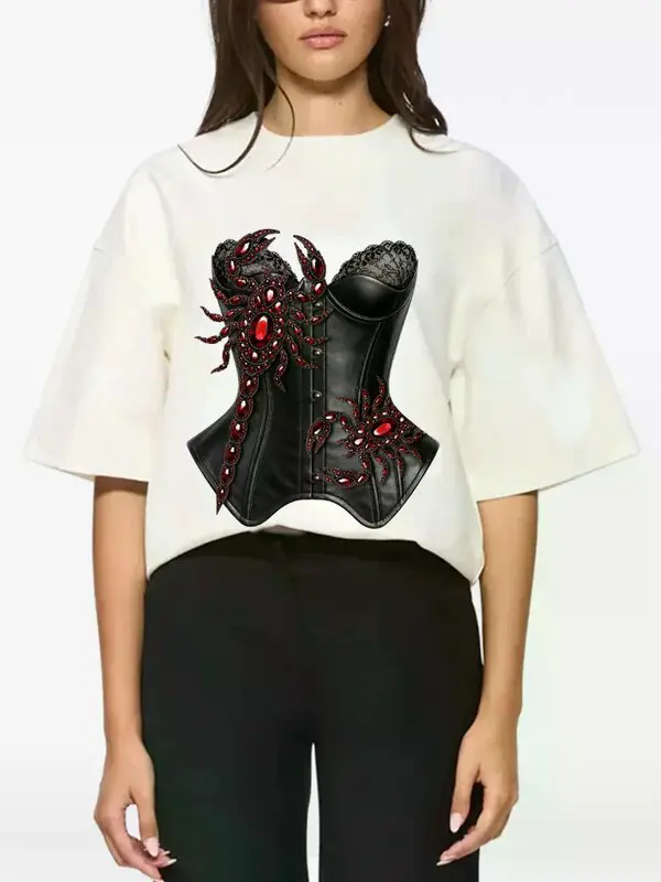 HAMZA Scorpion-print T-shirt