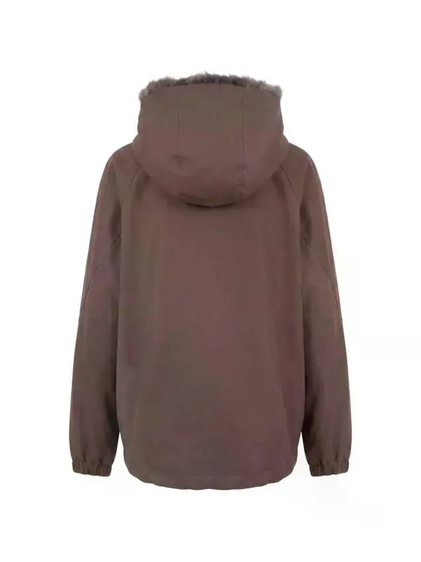 VALENTINI 1972 Hooded Raglan-sleeve Coat