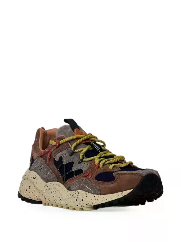 FLOWER MOUNTAIN Yamabushi Suede-panelled Sneakers