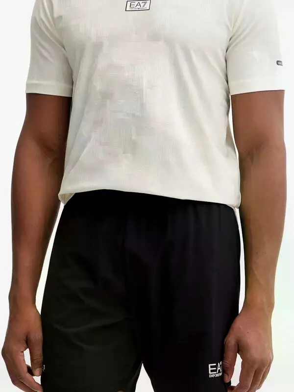 EA7 Logo-print Elasticated Shorts