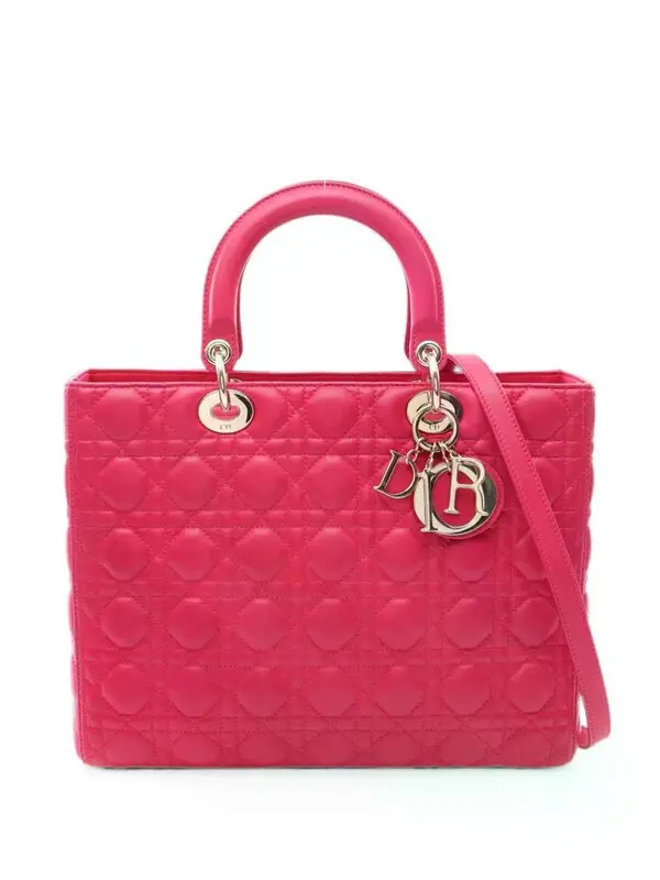 Dior Lady Tote Bag - Pink