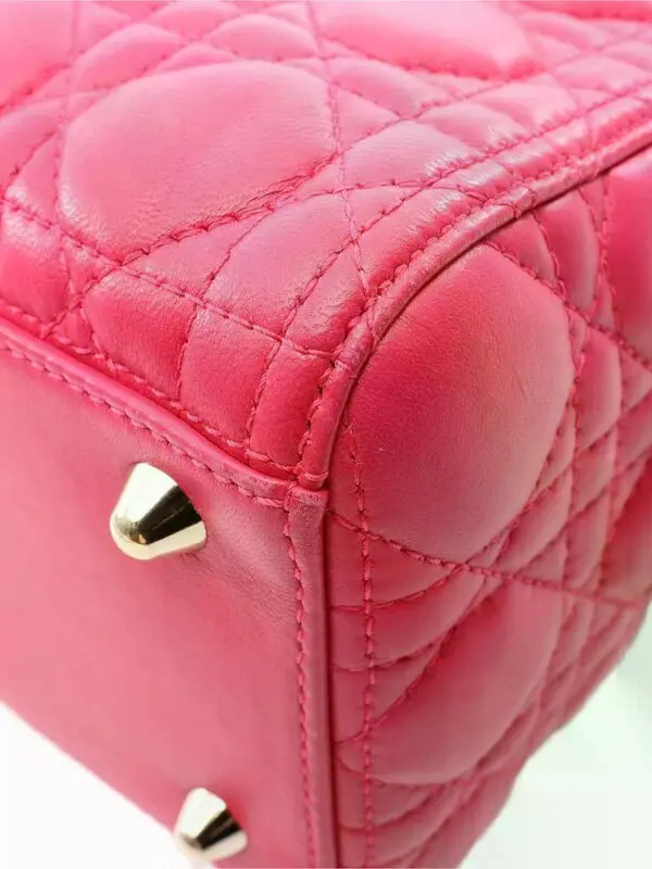 Dior Lady Tote Bag - Pink