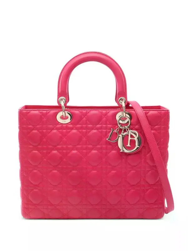 Dior Lady Tote Bag - Pink