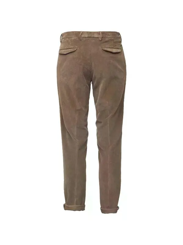BRIGLIA 1949 Pleated Corduroy Trousers