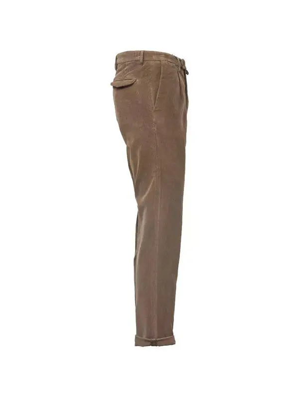 BRIGLIA 1949 Pleated Corduroy Trousers