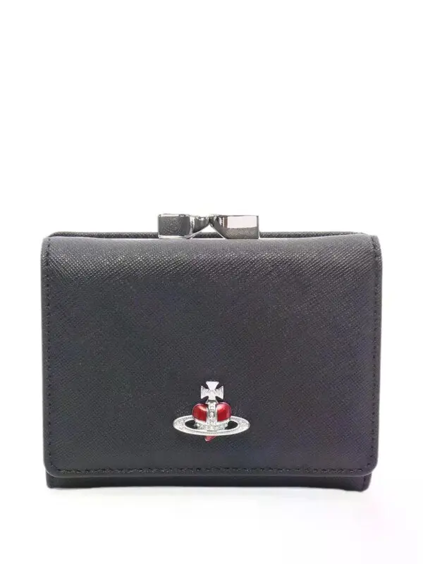 VIVIENNE WESTWOOD Saffiano-leather Trifold Wallet