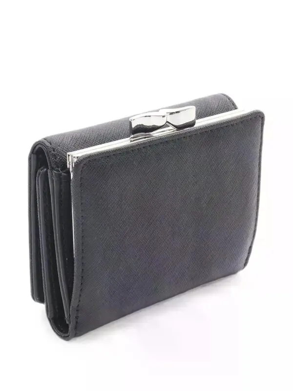 VIVIENNE WESTWOOD Saffiano-leather Trifold Wallet