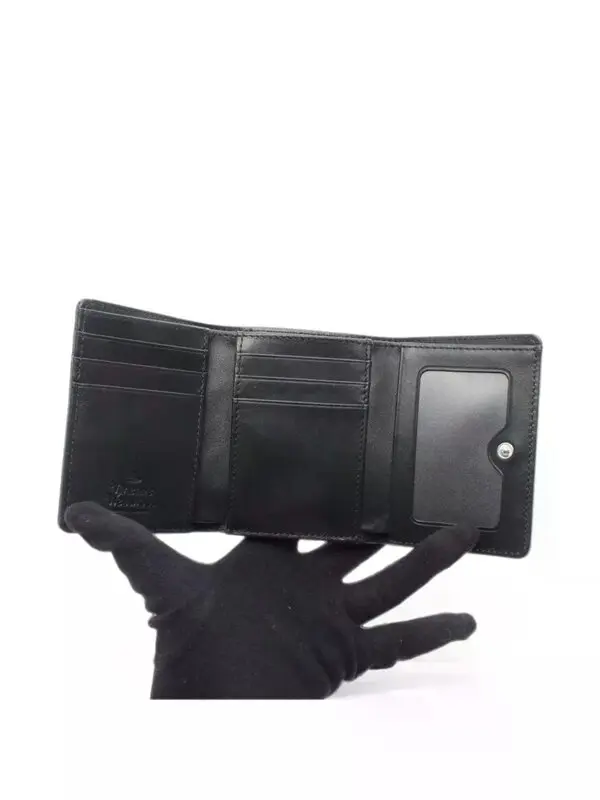 VIVIENNE WESTWOOD Saffiano-leather Trifold Wallet