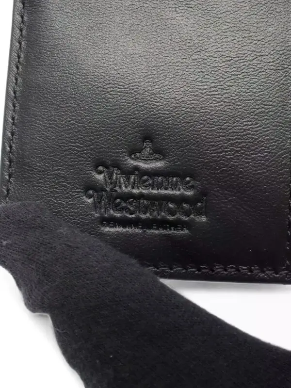 VIVIENNE WESTWOOD Saffiano-leather Trifold Wallet
