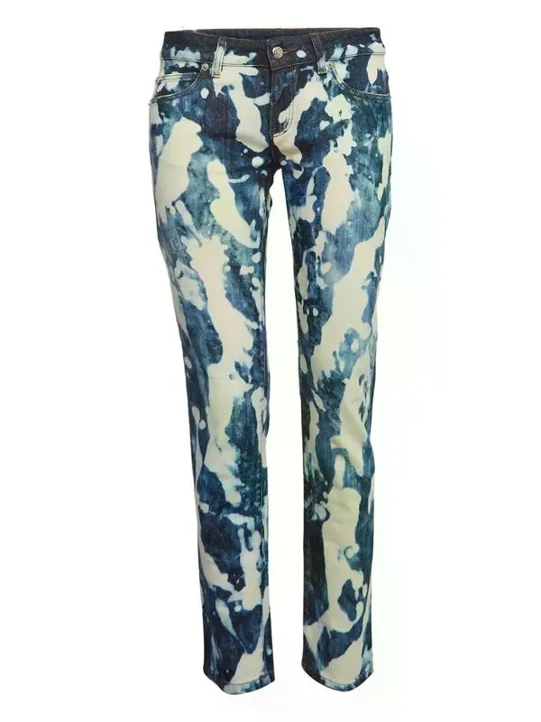 Alexander McQueen Bleached-effect Jeans