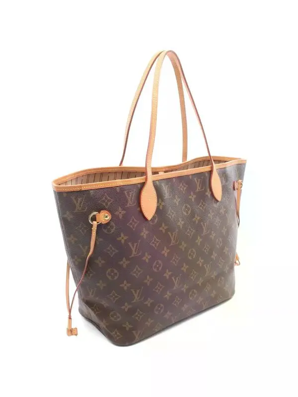 LOUIS VUITTON Monogram Canvas Neverfull Mm Tote Bag - Brown